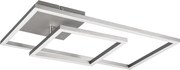 Trio Leuchten PADELLA LED stropní svítidlo stříbrné, 3000 lm, 25 W