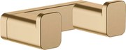 Hansgrohe AddStoris, dvojitý háček, kartáčovaný bronz, HAN-41755140