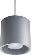 Lustr SOLLUX Orbis 1 GU10 1x40W bez zdroje SL.0052 šedá