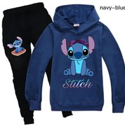 Dětská tepláková souprava - Lilo & Stitch Barva: tmavě modrá, Velikost: 170/15-16 let