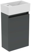 Ideal Standard Eurovit+ - Skříňka s umývátkem, 55x35x20 cm, 1 dvířka, tmavě šedá R0570TI