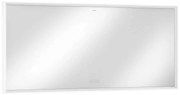Hansgrohe Xarita E - Zrcadlo s LED osvětlením a vyhříváním, 160x70 cm, dotykový senzor, matná bílá 54983700