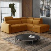 Sedací souprava PEDRO L | 250x230 cm | rozkládací + 2x úložný prostor | polohovatelné záhlavníky | VÝBĚR TKANIN