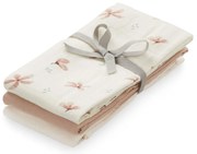Pleny 3 ks z Bio bavlny 70x70 cm Windflower Creme, Dusty Rose, Powder – Cam Cam Copenhagen