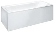 Laufen Solutions - Vana s konstrukcí a L-panelem levým, 180x80 cm, bílá H2245050000001