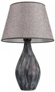 Stolní lampa RAMZES 1xE27/40W/230V šedá