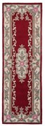 Červený vlněný koberec Flair Rugs Aubusson, 67 x 210 cm