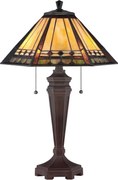 Elstead ARDEN-TL vitrážová lampa 60 cm 2x60W