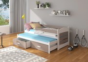 ADRK Furniture Postel dvojitá s bariérou TIARRO 200x90