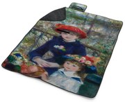 Sablio Plážová deka Dvě sestry (Na Terase) - Pierre-Auguste Renoir: 200x140 cm