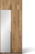 ADRK Furniture Alera II s nástavcem Skříň s otočnými dveřmi ADRK-W-ALER-100-AB