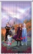 Dětský závěs DISNEY - FROZEN 2 - Elsa s přáteli na horské plošině - 140x245 cm