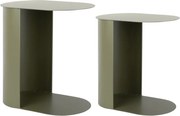 Kovový odkládací stolek Riqueza Oval – Leitmotiv