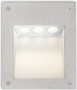 RED R10546 AKORD zápustná do stěny nerez 230V LED 3x1W IP65 3000K - RED - DESIGN RENDL