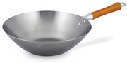 Ken Hom wok pánev Classic z uhlíkové oceli 32 cm, KH332003