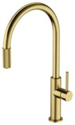 OMNIRES Switch - Dřezová baterie s filtrační funkcí, kartáčovaná mosaz SW9057BSB