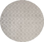 Obsession, Kusový koberec Diamond Cut 800 Grey kruh, 120x120 (průměr) kruh, šedá, ložnice