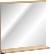Comad Závěsné zrcadlo bez osvětlení Nova Oak 60x57 cm
