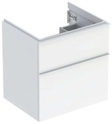 Geberit iCon - Umyvadlová skříňka, 59x62x48 cm, 2 zásuvky, lesklá bílá 502.303.01.1