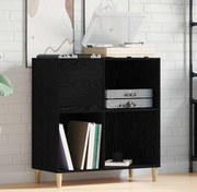 vidaXL Skříňka na LP desky 84,5 x 38 x 89 cm kompozitní dřevo [862870] Barva: Černý dub