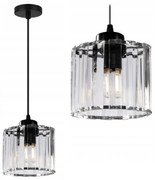 Toolight Elegantní stropní svítidlo APP210-3CPR Crystal Black