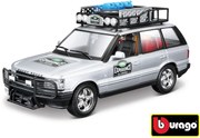 Kovový model bburago range rover stříbrná 1:24