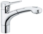 Kludi Mx - Páková dřezová baterie s výsuvnou sprškou, chrom 399410562
