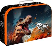 Oxybag - kufřík na výtvarku Dino, 34 cm, lamino