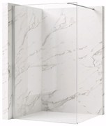 Bezrámová sprchová zástěna REA FLEXI 90 cm, chrom/transparent - bez vaničky