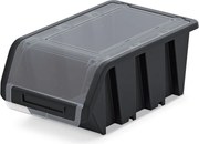 Úložný box uzavíratelný 49 × 29,8 × 21 cm, černá