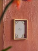 Sinsay - Rámeček na fotografie se sametovým prvkem - růžová