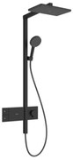 Hansgrohe Raindance Alive Q - Sprchový set s termostatem, 21x34 cm, 3 proudy, matná černá 24580670