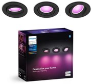 Philips - SADA 3xLED RGBW Stmívatelné podhledové Hue CENTURA 1xGU10/4,2W/230V