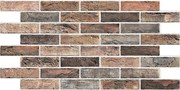 PVC obkladový panel Brick Burnt 0,35 mm, 98 x 48,5 cm