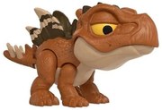 Jurský svět snap squad stegosaurus s pohyblivou čelistí, mattel hcm22