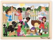 _Ostatní 1_ DŘEVO Puzzle přátelé 30x22cm set 12 dílků na desce DŘEVĚNÉ HRAČKY* 87628