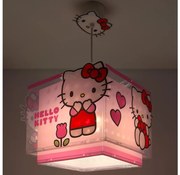 Dalber 73262 - Dětský lustr HELLO KITTY 1xE27/15W/230V růžová