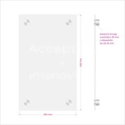 ACCEPT Hlavní orientační tabule Clear CL4 - rozměr 300 x 500 mm