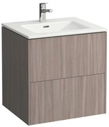 Laufen Pro S - Skříňka s umyvadlem, 59x60x49 cm, 2 zásuvky, světlý jilm H8649602621041