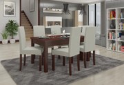 ADRK Furniture Sada stolu s židlemi RODOS 56 SE-ROD-56-DW-B121