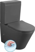 Sapho Sapho, DARIO RIMLESS WC kombi mísa s nádržkou, spodní/zadní odpad, bílá, PC1012WRGR