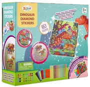 Kreativní sada diamantové malování Dinosaurus s nalepovacími diamanty v krabici 21x18x6cm