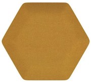 Egibi Čalouněný akustický panel nástěnný Riwiera 41 hořčicová hexagon - Hexagon 6x15 cm