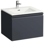 Laufen Pro S - Skříňka s umyvadlem, 60x50 cm, 1 zásuvka, matná grafitová H8609614801041