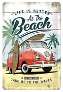 Nostalgic Art Cedule 20x30 VW Life is Better at the Beach NA22277