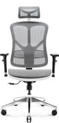 Diablo Chairs - Ergonomické křeslo Diablo V-Basic: bílo-šedé