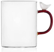 Ichendorf Milano designové skelnice na vodu Mug White Bird