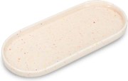 Béžový servírovací porcelánový talíř Fika – ONA