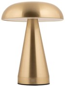 LED stmívatelná stolní lampa ve zlaté barvě s kovovým stínidlem (výška 20,5 cm) Rachel – Leitmotiv