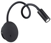 Ideal Lux - LED Flexibilní lampička FOCUS LED/3,5W/230V černá